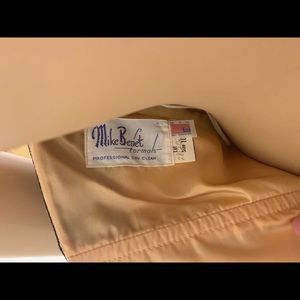 Vintage | Dresses | Vintage 8s Mike Benet Formals Gown In Goldblack ...